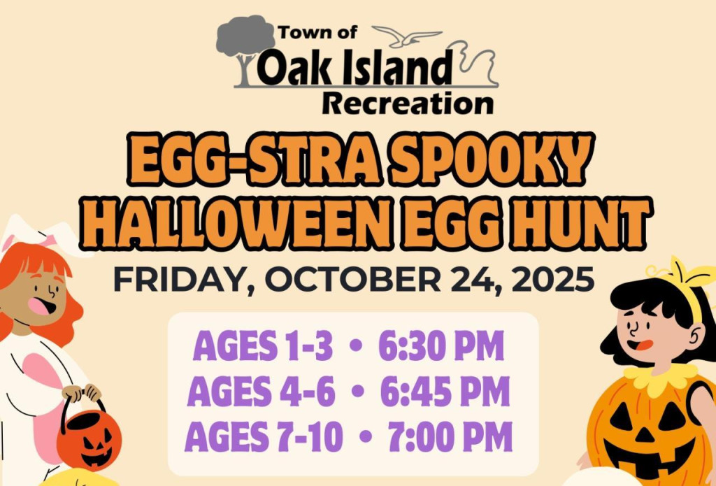 Oak Island Halloween Egg Hunt - Oak Island NC - Vacation Guide to Oak ...